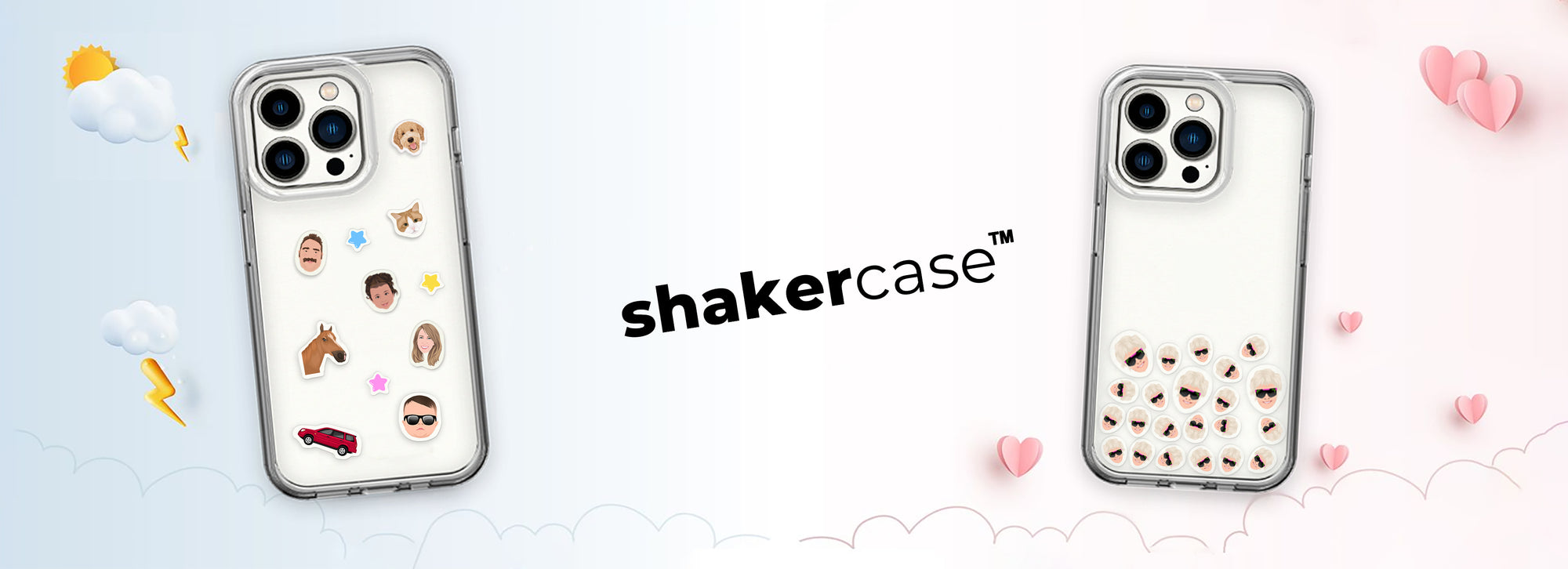 ShakerCase ™ Personalized Phone Case with Shaking Charms – Shaker Cases