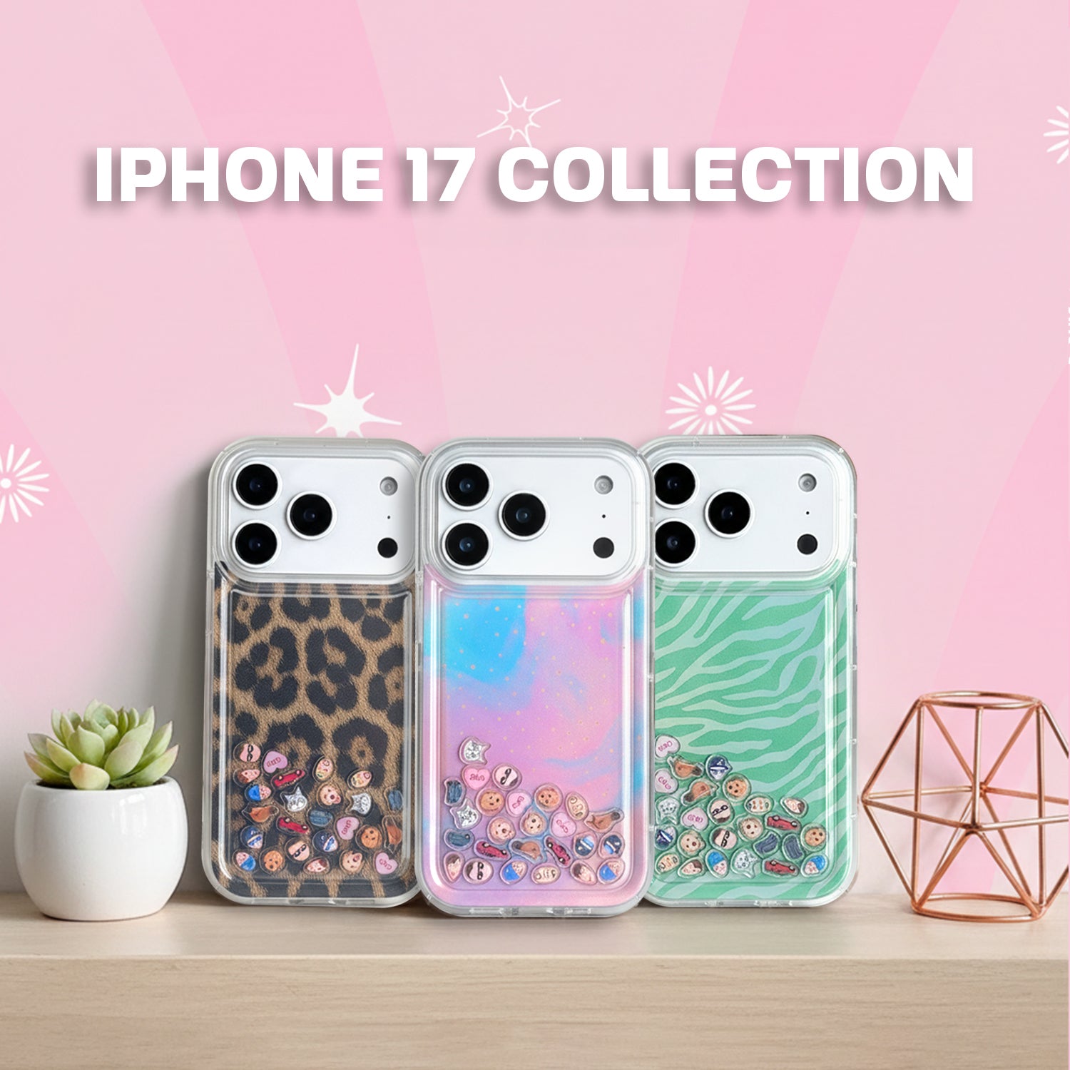 ShakerCase ™ Personalized Phone Case with Shaking Charms – Shaker Cases