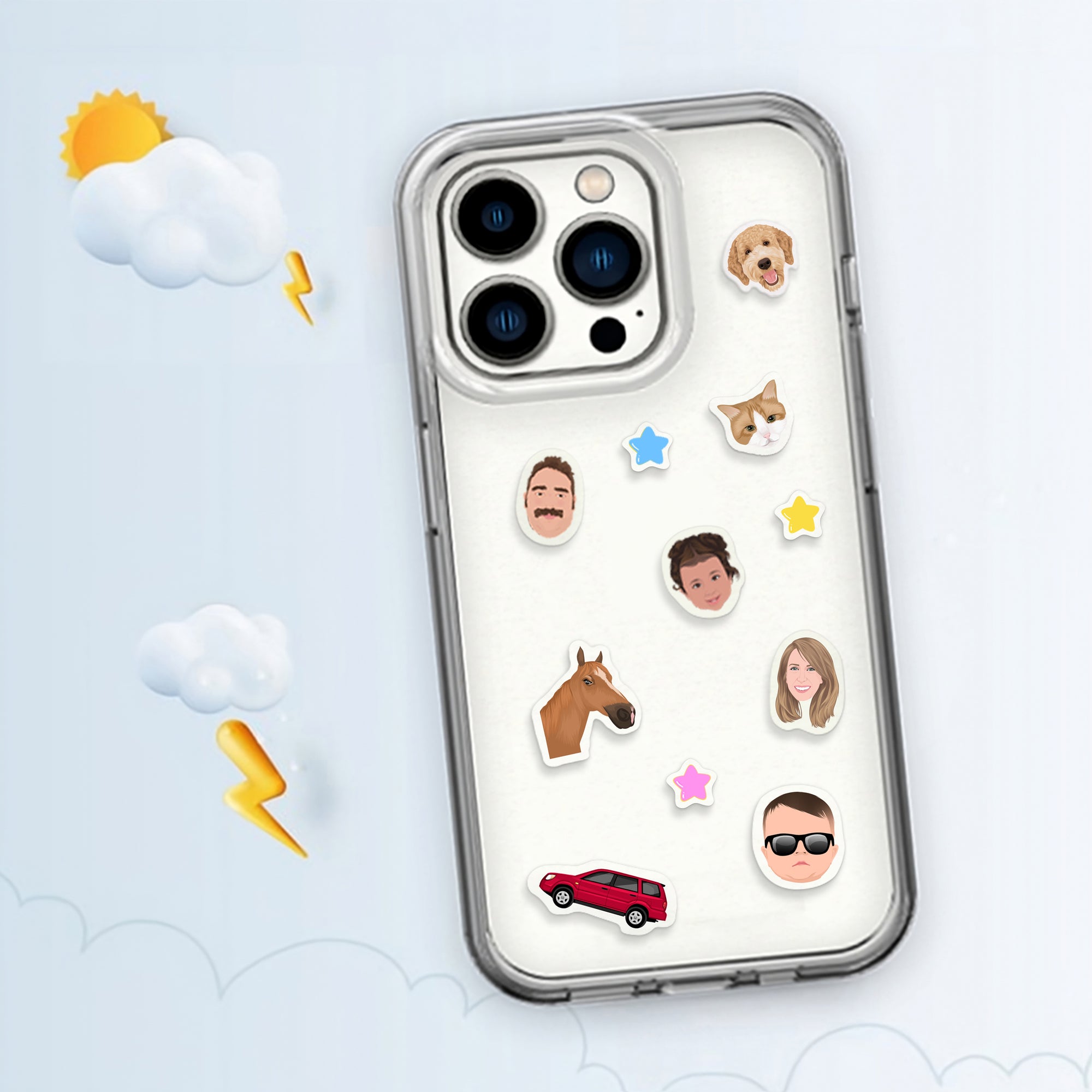 ShakerCase ™ Personalized Phone Case with Shaking Charms – Shaker Cases